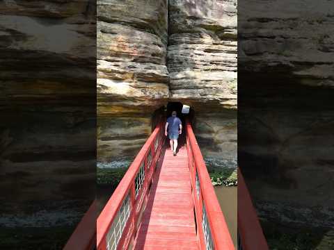 Pier Natural Bridge County Park #wisconsin #wisco #outwigo #richlandcountywi
