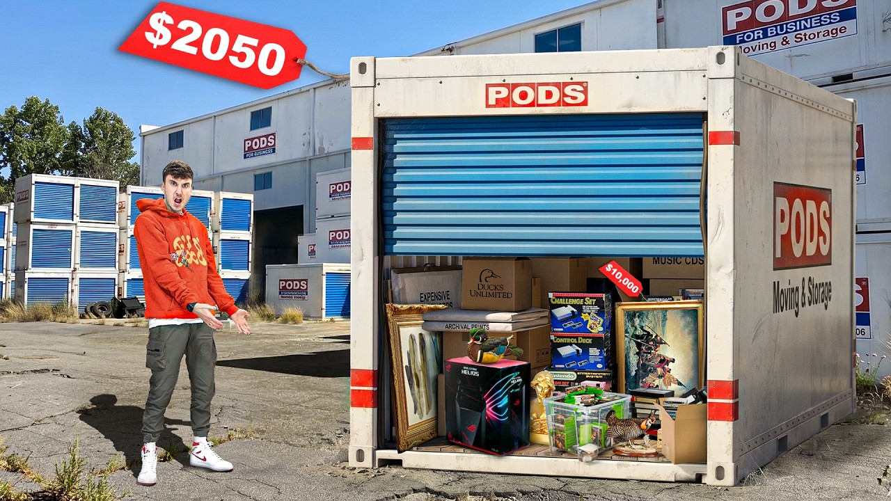 I Bought A MILLIONAIRES Abandoned PODS Container For $2050...