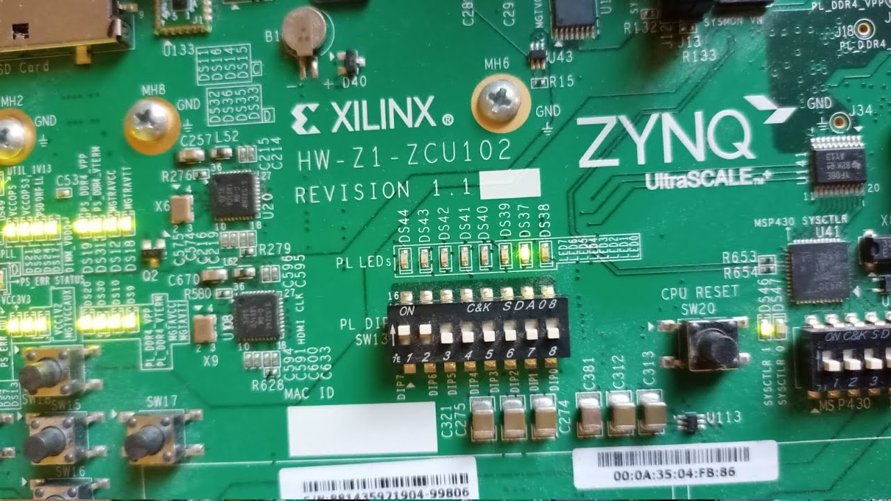 Xilinx Vivado and  ZCU102 FPGA Program ERROR: [Labtools 27-3165] End of startup status: LOW
