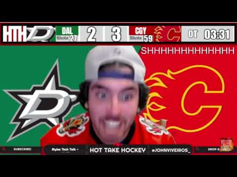 FLAMES FAN REACTION TO JOHNNY GAUDREAU OVERTIME GAME 7 WINNER VS DALLAS STARS