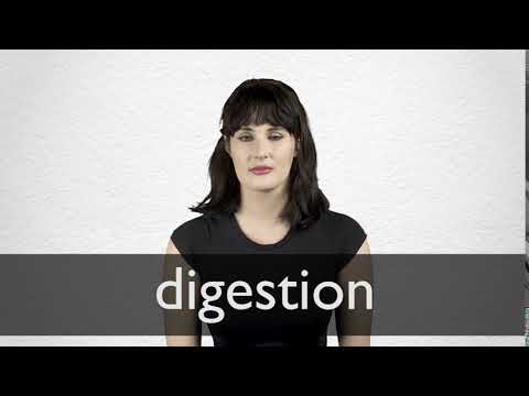 How to pronounce DIGESTION in British English