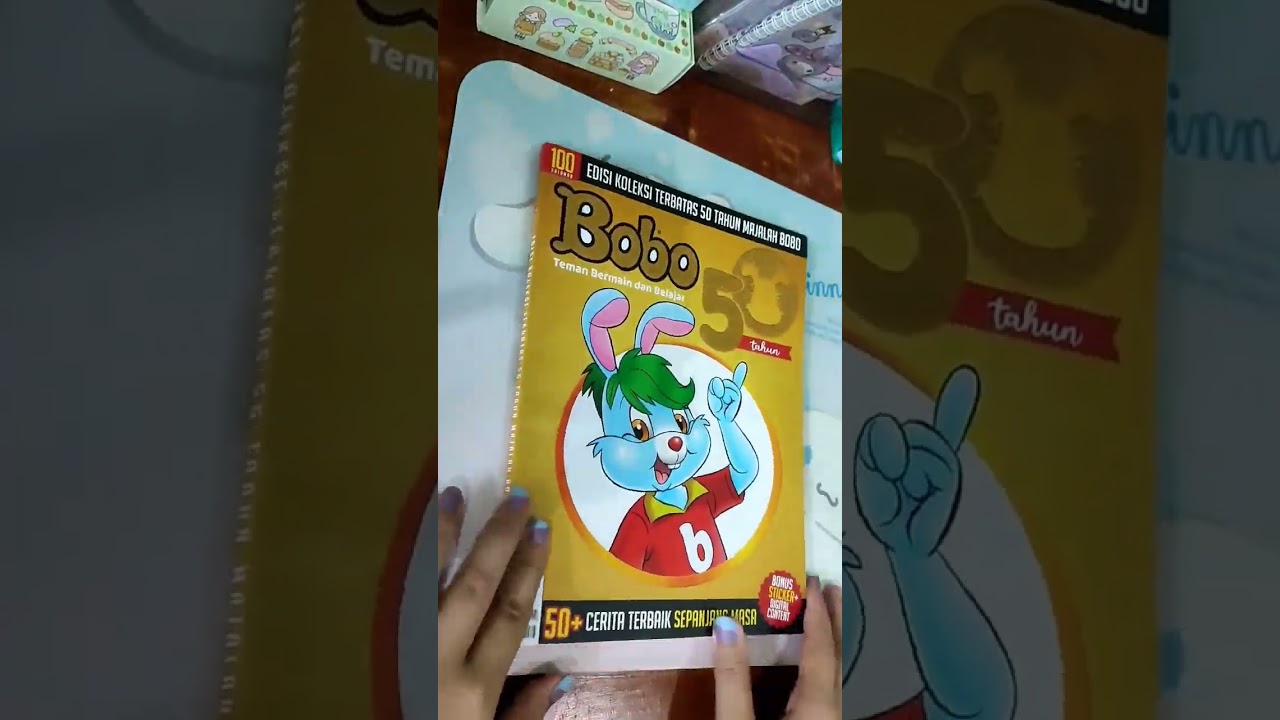 Majalah Bobo 50 tahun edisi terakhir! #bobo #majalahbobo50tahun #majalahbobo #unboxing