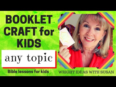 BOOKLET CRAFT for any lesson