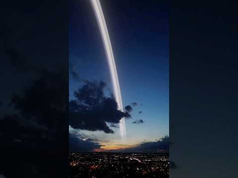 What if Earth had Rings like Saturn? #shorts #space #creepy #astronomy