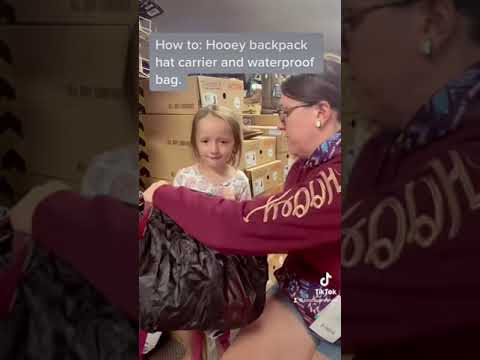 How To: Hooey Backpack Hat Carrier & Waterproof Cover