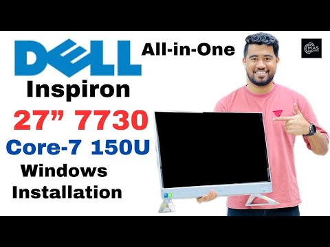 Dell Inspiron 27 7730 (Intel) core 7 150U All in One Desktop | setup