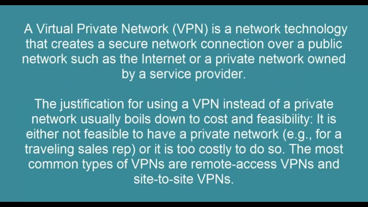 Implementing VPN Solutions