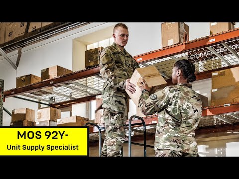 92Y Unit Supply Specialist in the National Guard