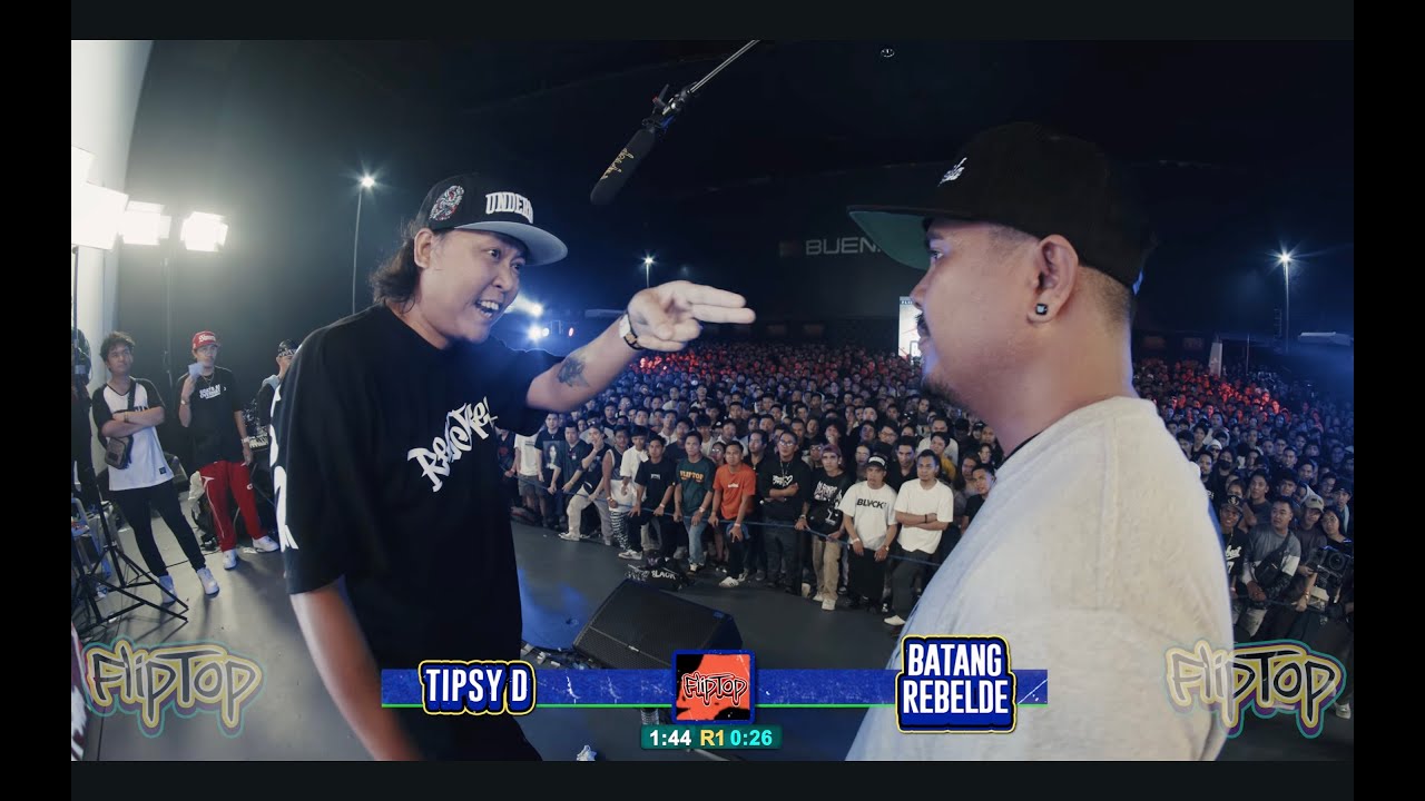 Tipsy D vs. Batang Rebelde | FlipTop | VerseTracker