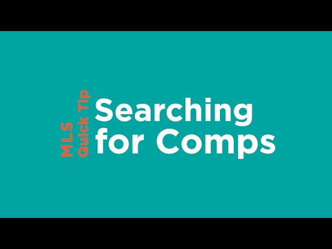 MLS Quick Tip | Searching for Comps