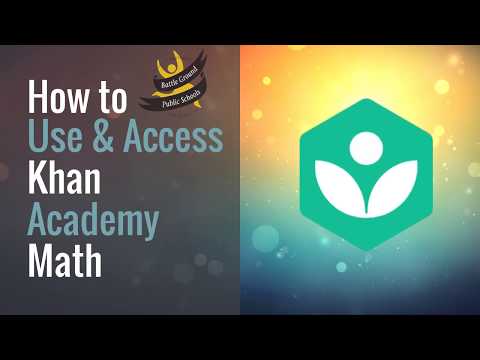 Learn From Home - How to Use Khan Academy Math