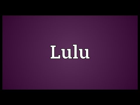 Lulu Meaning