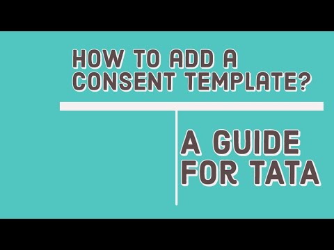 How to add DLT Consent Template in TATA