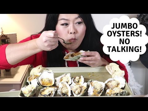 Jumbo Oyster Mukbang! No talking-ASMR