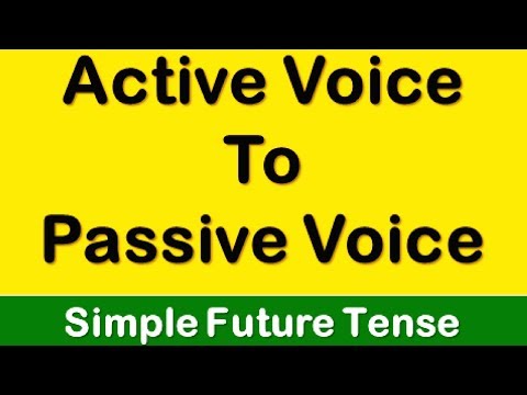 Active and Passive Voice | Simple Future Tense | HAPPY TO TEACH