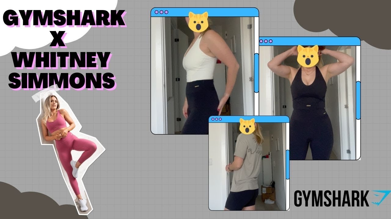 GYMSHARK X WHITNEY SIMMONS THIRD COLLECTION | TRY ON HAUL