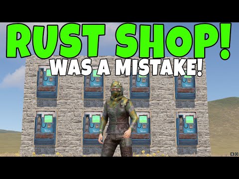 Making a HUGE Rust SHOP Into a TRAP BASE!