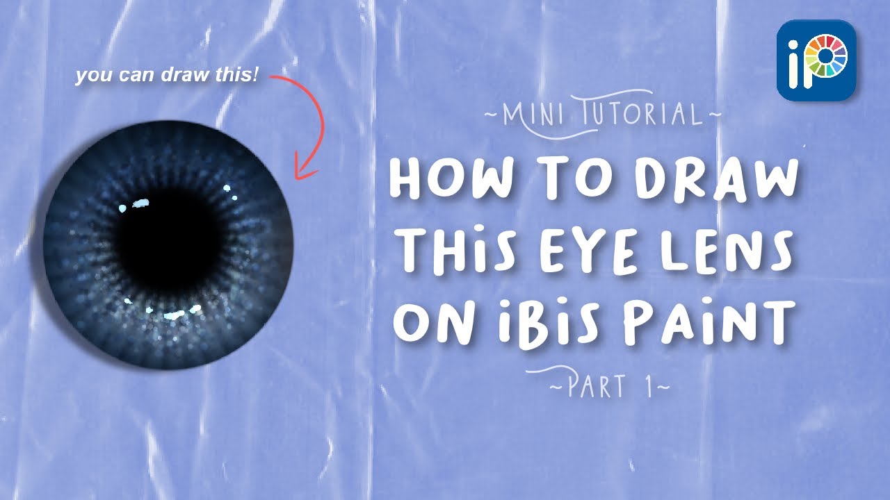 HOW TO DRAW EYE/IRIS ON IBIS PAINT (Part 1) | Ibis Paint Tutorial (Mini Tutorial) | @epiphanicbaby