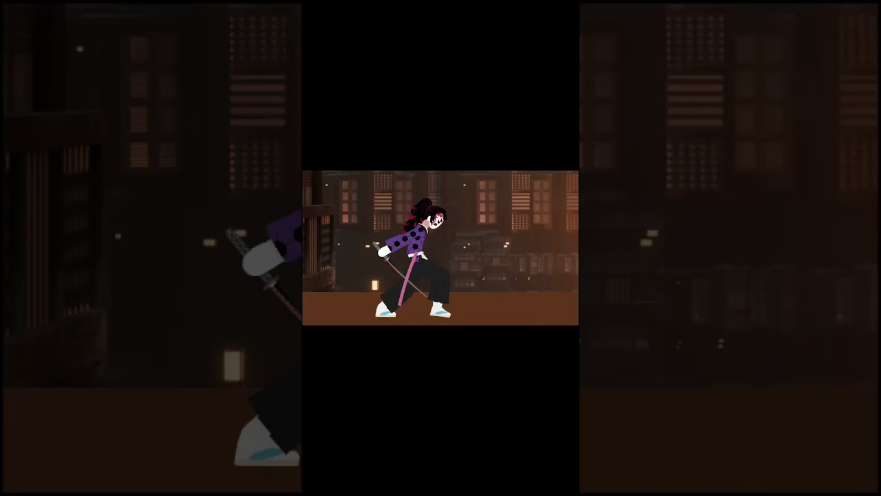Kokushibo Vs Akaza (StickNodes Short) #demonslayer #kokushibo #akaza #vs