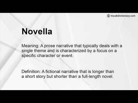 Novella Meaning