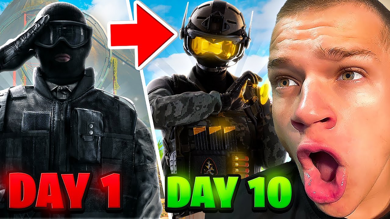 I Spent 10 Days Learning Rainbow Six Siege as a Beginner *JYNXZI REACTS*