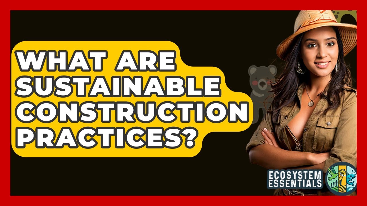What Are Sustainable Construction Practices? - Ecosystem Essentials