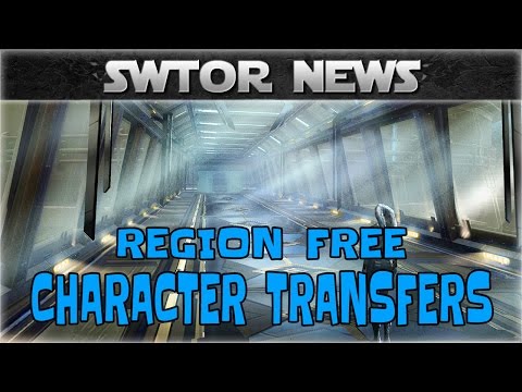 SWTOR Region Free Character Transfers Available NOW
