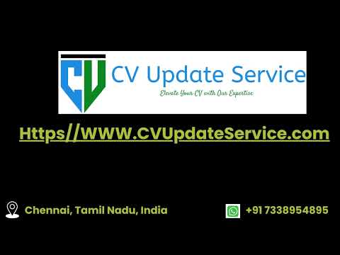 CV Update Service / Resume Update / ATS CV / Europass CV / CV Update