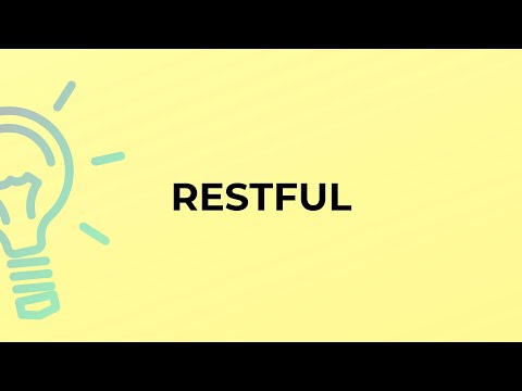 What is the meaning of the word RESTFUL?