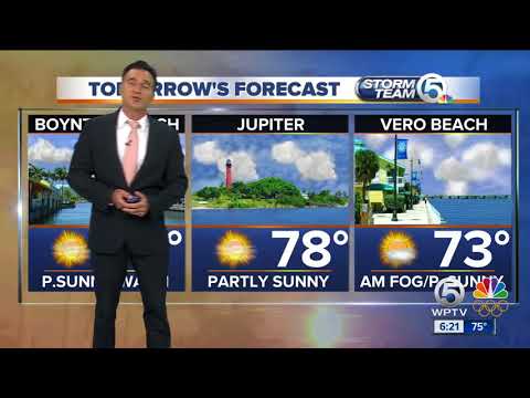 Thursday evening weathercast