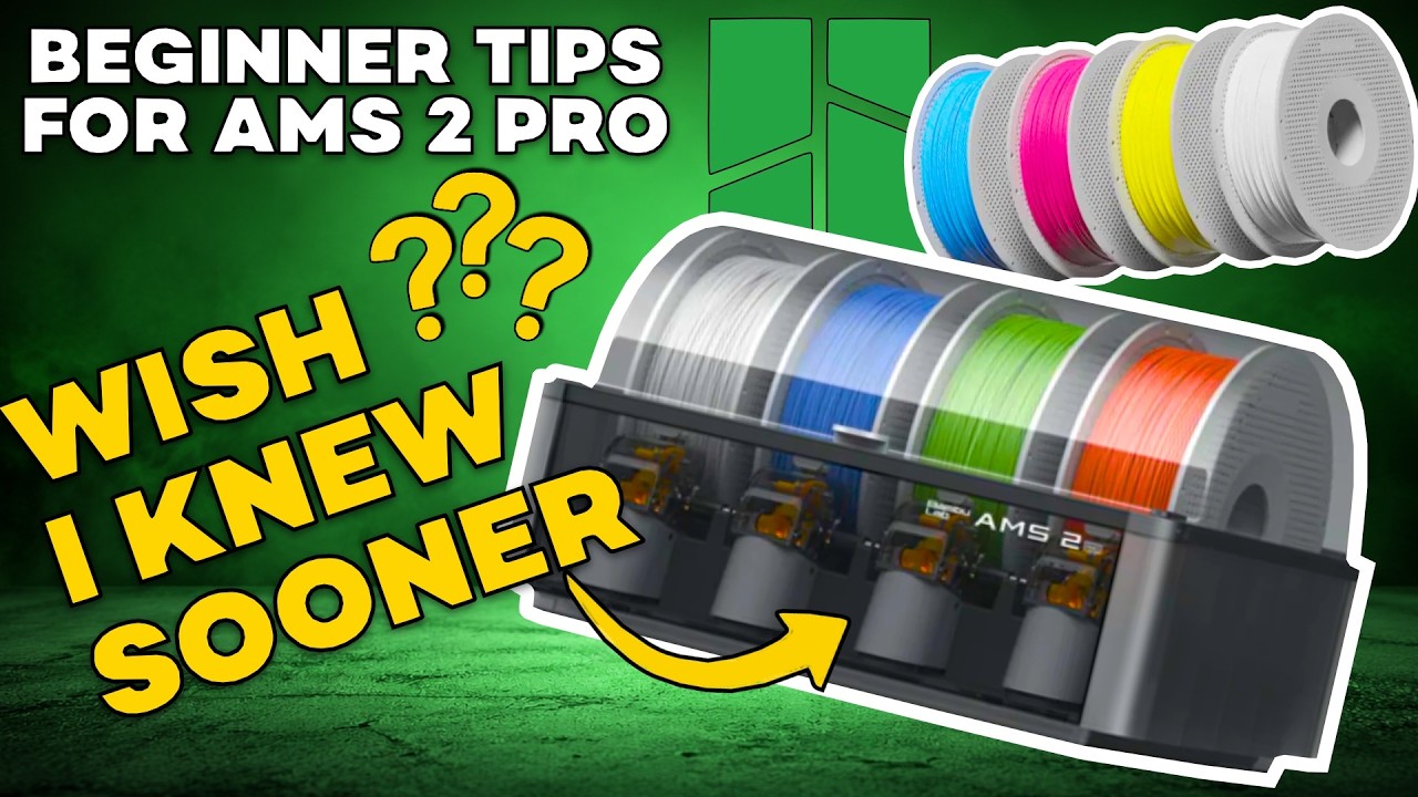 OVER 35 things I wish I knew first when using BAMBU AMS 2 PRO