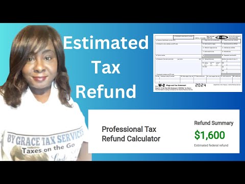 Estimated IRS Refund using Professional Tax Refund Calculator