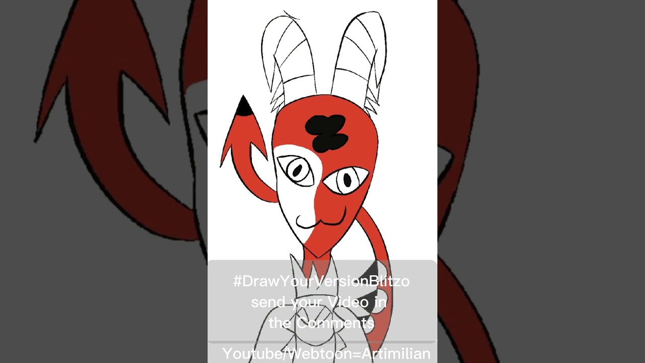 Draw your Version of the Helluva Boss Star Blitzo (Blitzi) | Draw