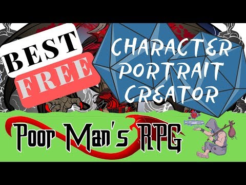 Best Free Character Portrait creator! HeroMachine!