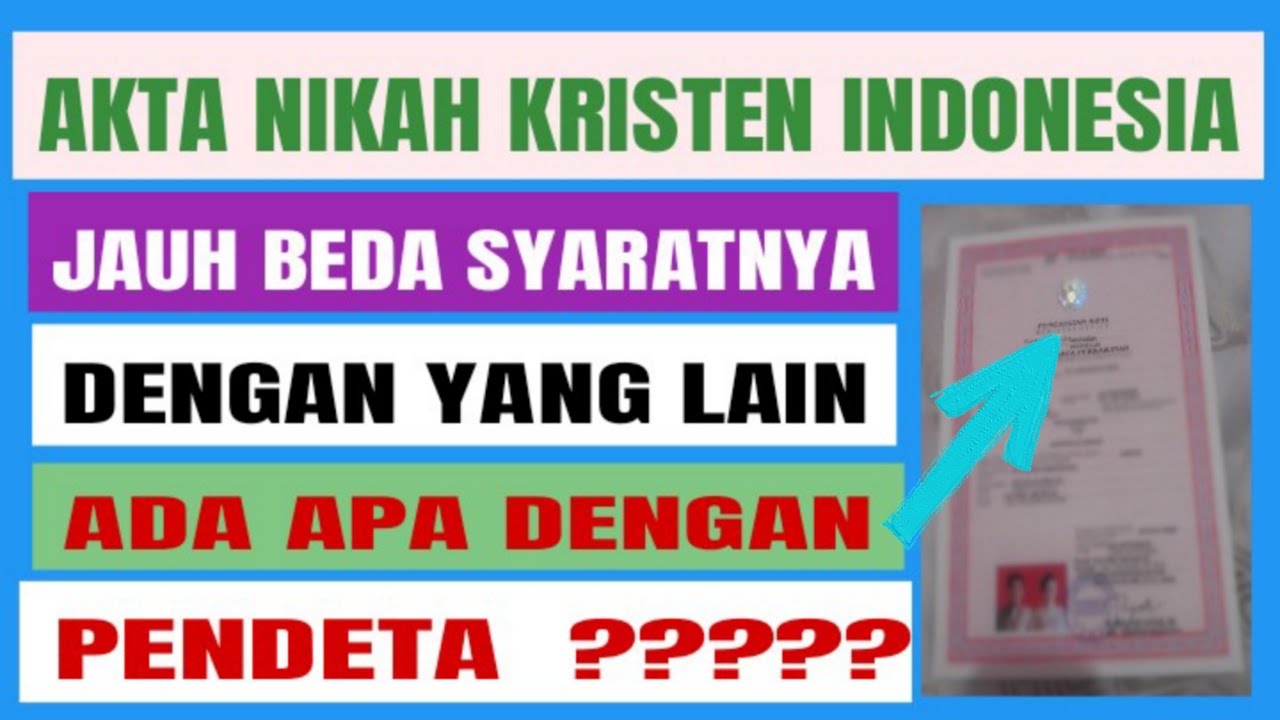 Cara Mengurus Akta Nikah Kristen || Syarat Mengurus Akta Nikah || Surat Nikah Gereja #kristen #news