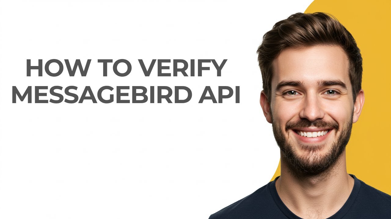 How to Verify Messagebird Api - GUIDE!
