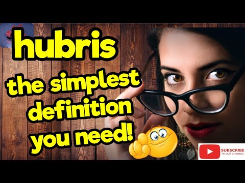 The simplest definition YOU need!! ''HUBRIS'' #tellsvidetionary™