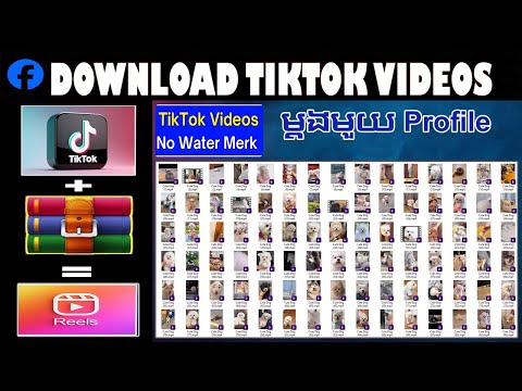 How To Bulk Download Video From Tiktok 1 Click 1Profile (2025) របៀប Download Video ពី Tik Tokម្តងមួយ