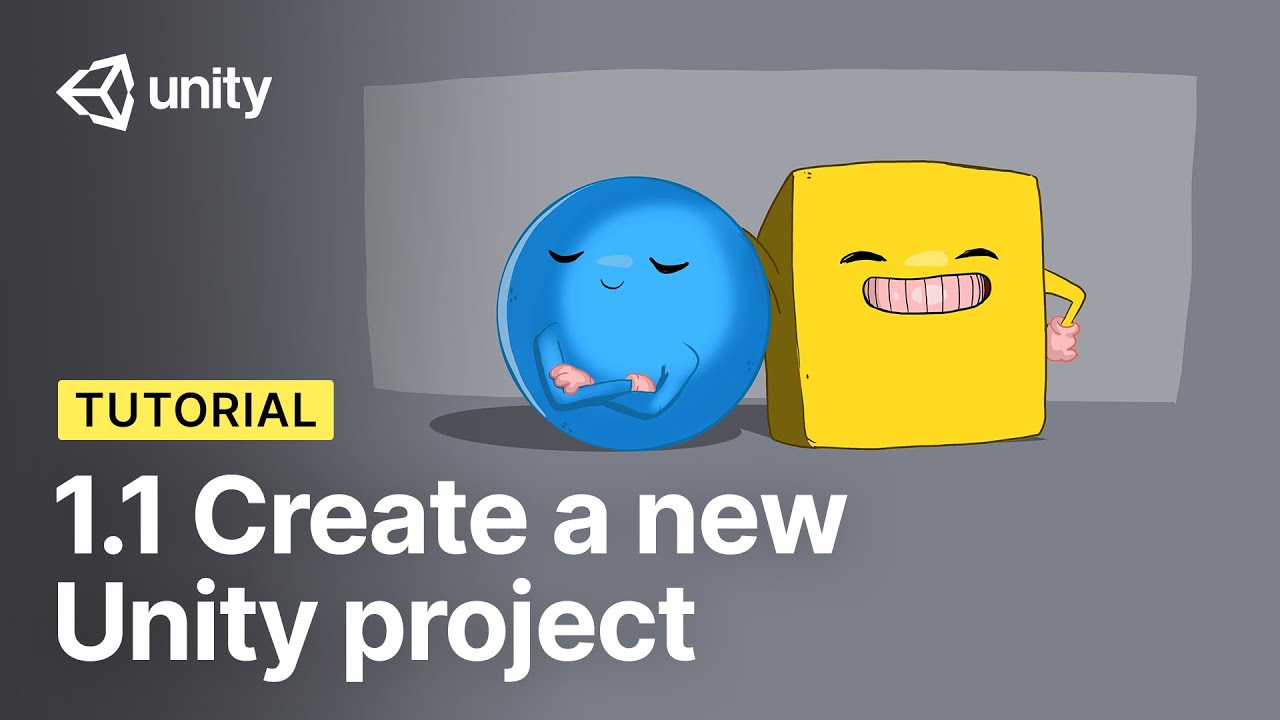 Roll-a-Ball: 1.1 Create a new Unity project