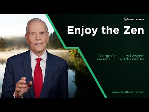 Enjoy the Zen | George Sink Injury Lawyers | Craft Creative | Video Production Charleston, SC