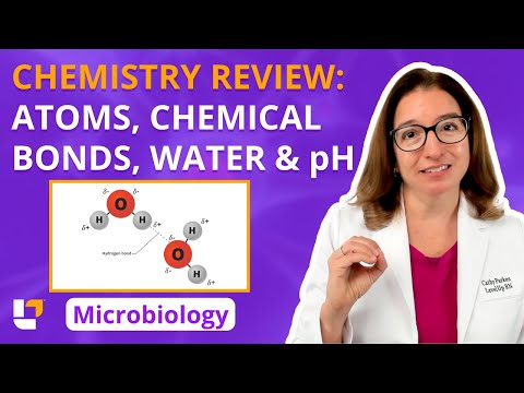 Atoms, Chemical Bonds, Water, pH: Chemistry Review - Microbiology for Pre-Med/Nursing | @leveluprn