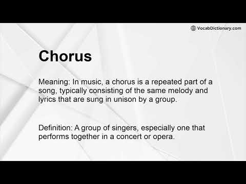 Chorus Meaning