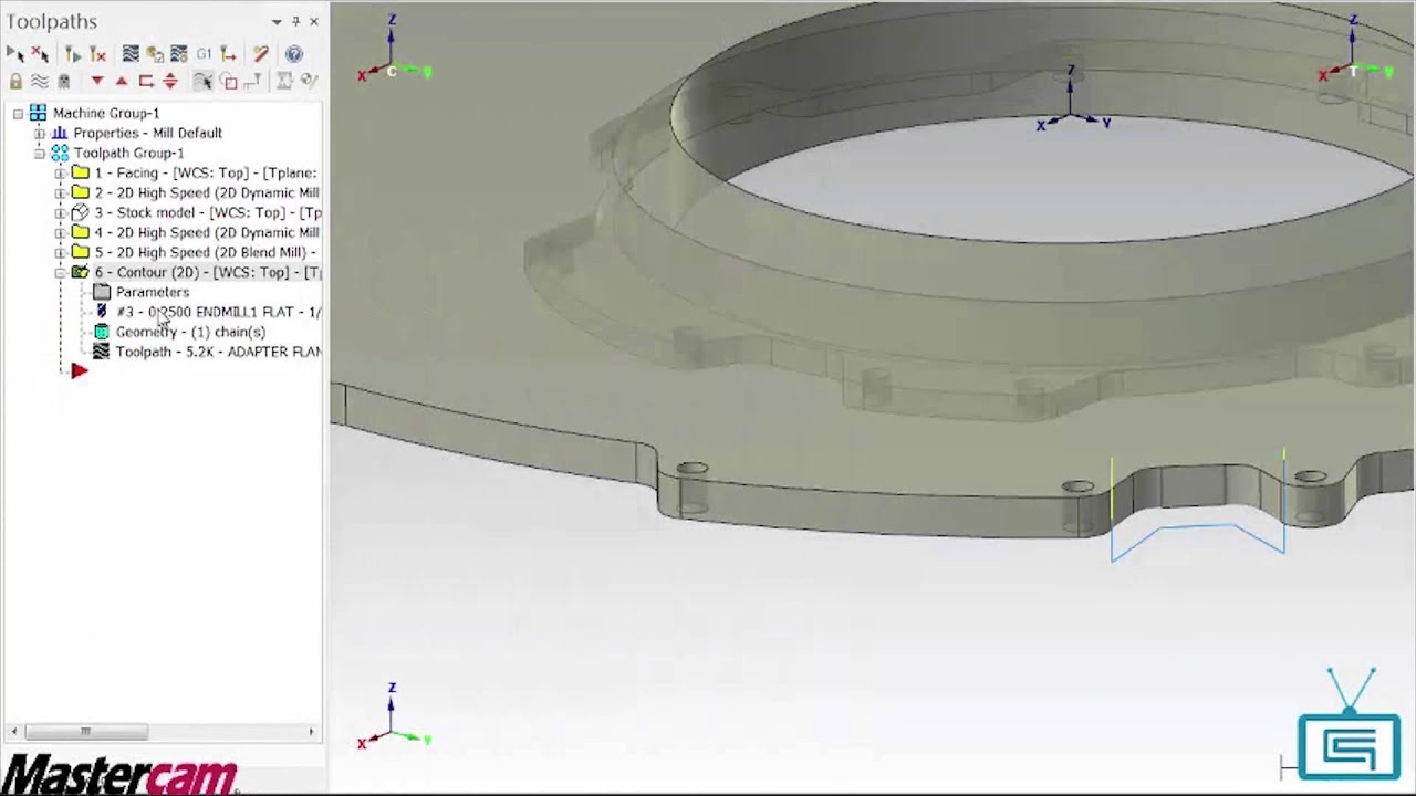 Cimquest 2 Minute Tuesday - Mastercam Toolpath Preview