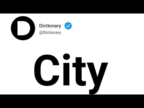 City Meaning In English