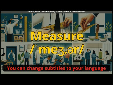 Measure meaning with 5 examples