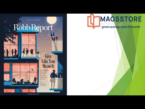 Robb Report Magazine Discount Subscription