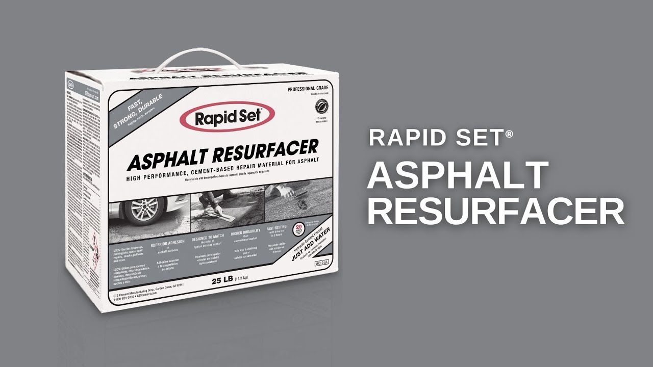 Rapid Set®  Asphalt Resurfacer