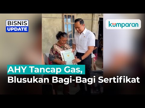 Momen AHY Temani Jokowi & Bagi-bagi Sertifikat Tanah di Sulawesi Utara | kumparan.com
