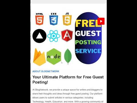 Professional Blogging Application using Next JS,Node, Express, Mongodb & Firebase | BlogNetwork.live