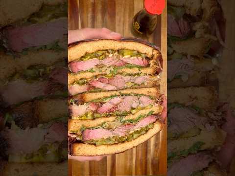 Kikkoman Brined Smoked Brisket Sandwich 😋 AD #BBQ #Sandwich #brisket #comfortfood #scran